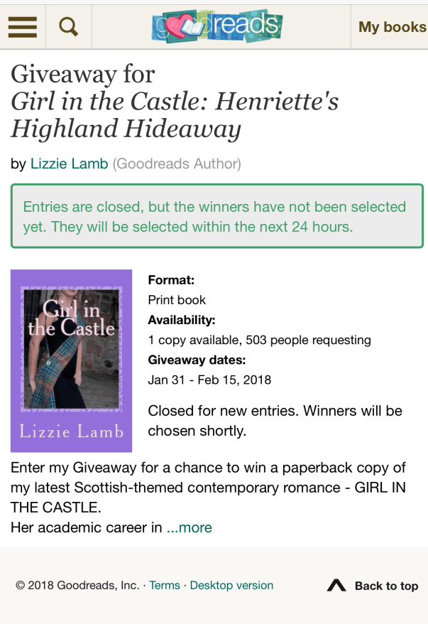 My week in retrospect – blogging, writing, Goodreads Giveaway, fabulous ...